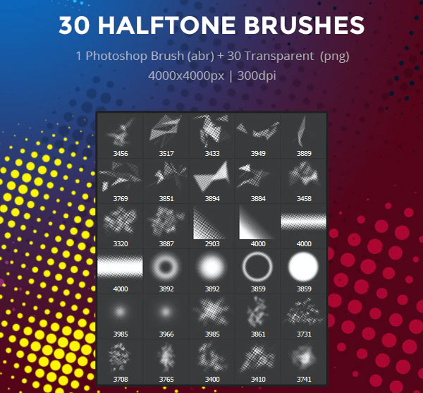 28+ Halftone Brushes - Free & Premium Downloads